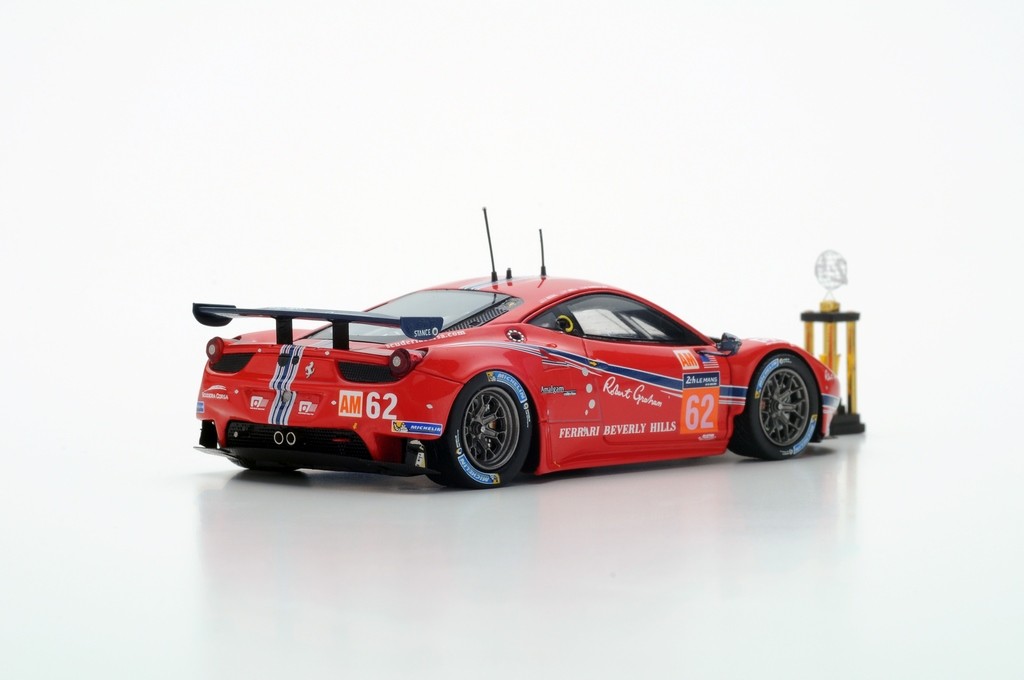 LOOKSMART LSLM038S FERRARI 458 Italia n°62 26th LM16 (1st GTE Am) with ...