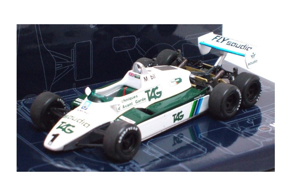 MINICHAMPS 436820699 WILLIAMS FW08B-FORD Monoplace à 6 roues 1.43 ...
