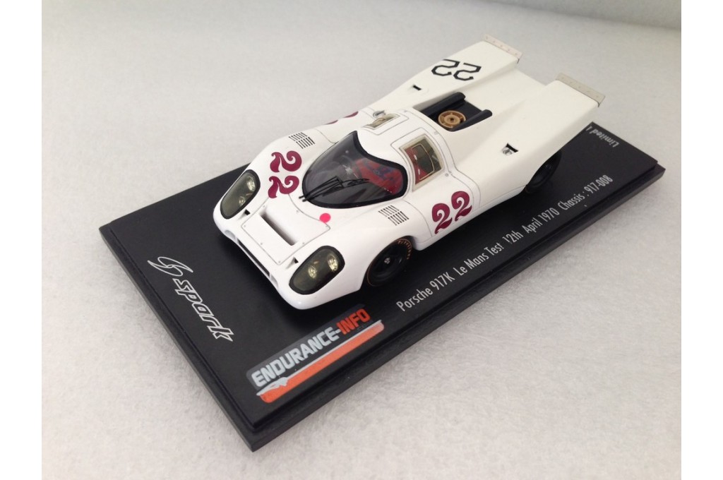 PORSCHE 917K Chassis: 917-008 N°22 Test - Boutique Auto Moto / SPARK