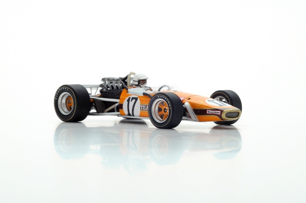 SPARK S5255 BRABHAM BT24 N°17 GP Afrique du Sud 1969 Sam Tingle ...