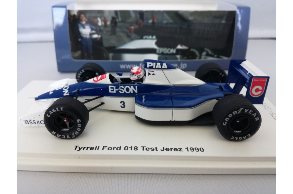 SPARK TR007 TYRRELL Ford 018 TEST JEREZ 1990 Satoru Nakajima - Boutique ...