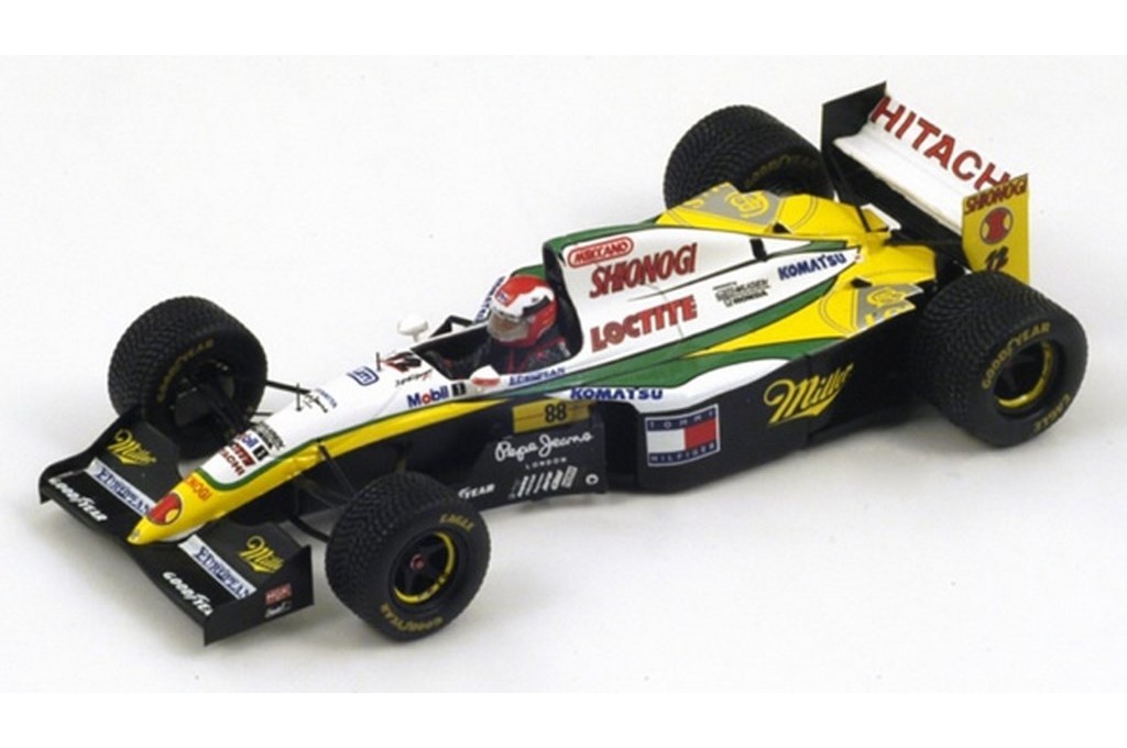 SPARK S1670 LOTUS Team Lotus 109 N°12 GP F1 Belgique 1994 - Boutique ...