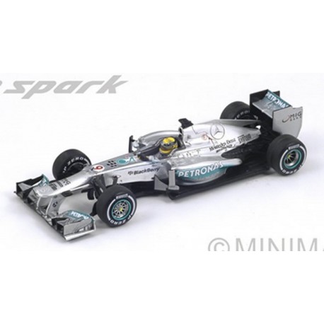 SPARK S3070 MERCEDES W04 N°9 1er British GP F1 2013 - Boutique Auto ...