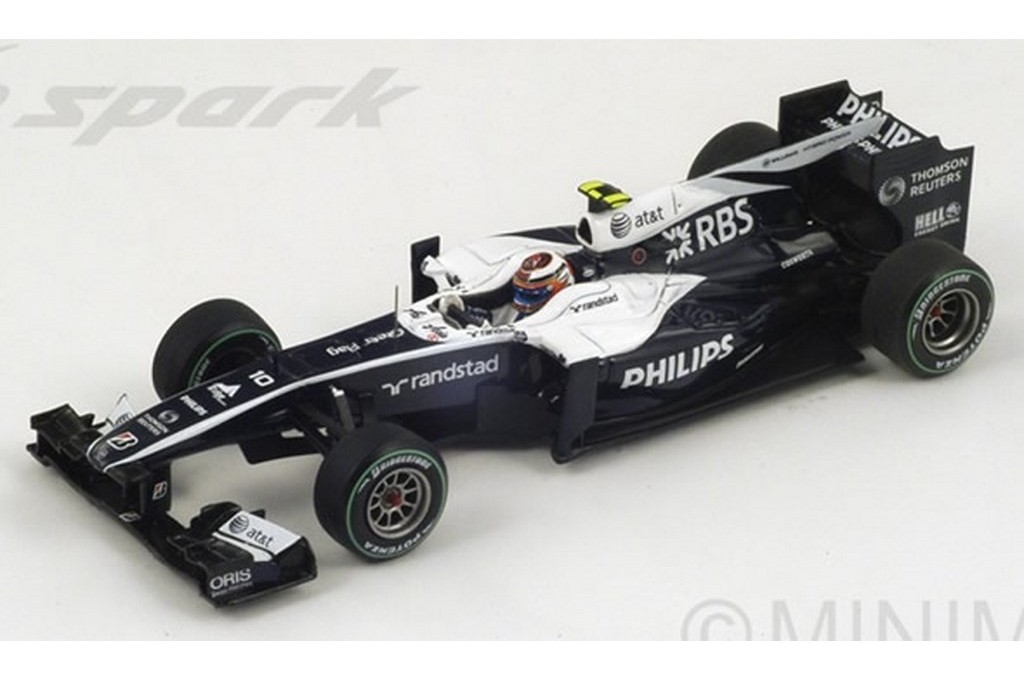 SPARK S4031 WILLIAMS FW32 GP F1 BRESIL 2010 N°10 - Boutique Auto Moto ...