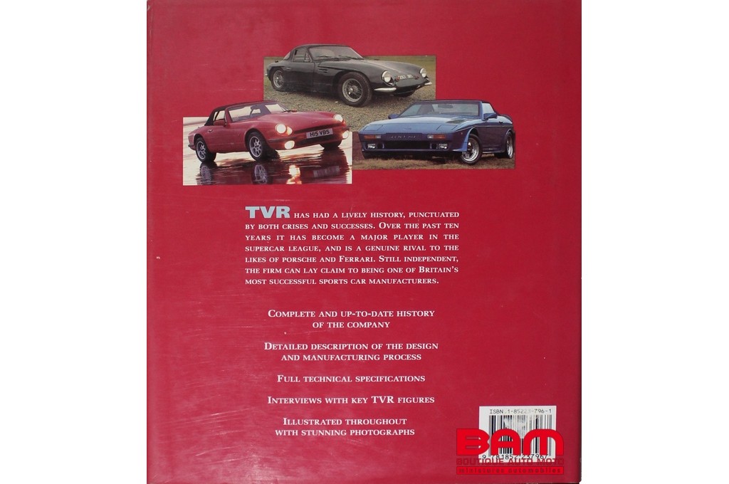 TVR THE COMPLETE STORY - Boutique Auto Moto / SPARK