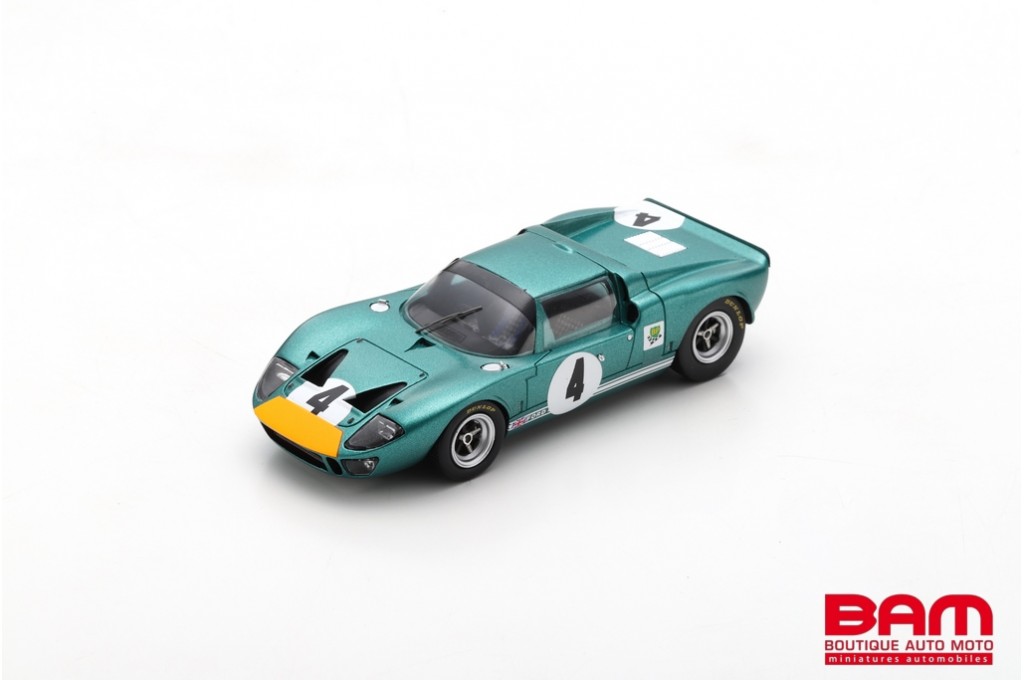 SPARK SB184 FORD GT40 N°4 6ème 1000km Spa 1967 P. Sutcliffe-B. Redman ...