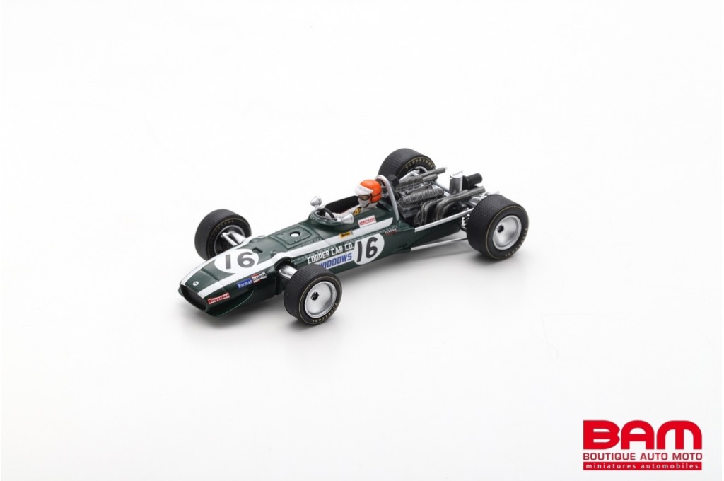 SPARK S6987 COOPER T86B N°16 GP Angleterre 1968 Robin Widdows ...