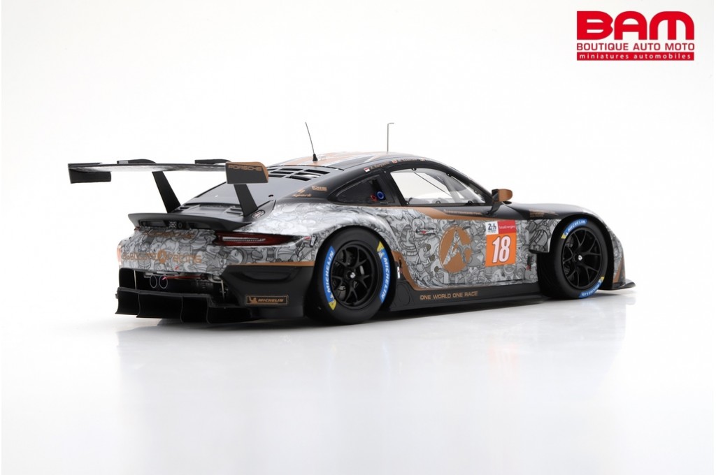 SPARK 18S701 PORSCHE 911 RSR-19 N°18 Absolute Racing -24H Le Mans 2021 -A. Haryanto - A ...