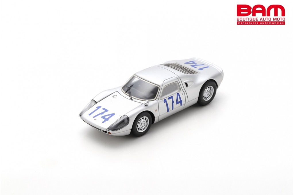 SPARK S9232 PORSCHE 904 GTS N°174 4ème Targa Florio 1965 J. Bonnier - G ...