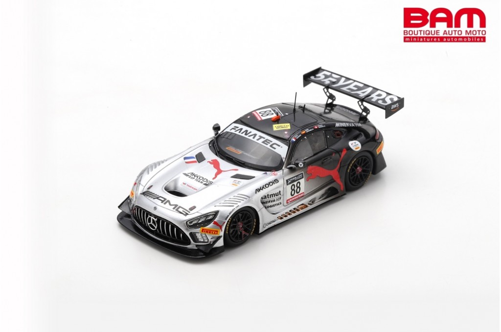 SPARK SB500 MERCEDES-AMG GT3 N°88 AMG Team Akkodis ASP Vainqueur 24H Spa 2022 (750ex.) (1/43 ...