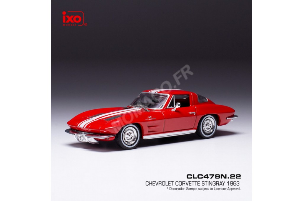 IXO IXOCLC479N CHEVROLET CORVETTE STINGRAY 1962 1/43 - Boutique Auto ...