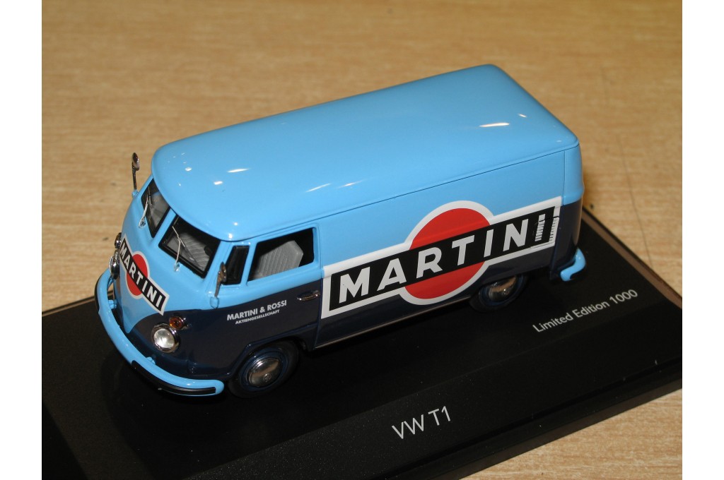 SCHUCO SCHUCO450369000 VW T1 VAN "MARTINI" 1/43 - Boutique Auto Moto ...