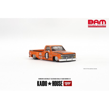 MINI GT KHMG090 CHEVROLET Silverado Dually KAIDO WORKS V2 1/64 ...