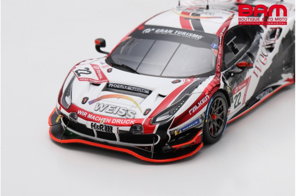 LOOKSMART LSRC095 FERRARI 488 GT3 EVO N°22 WTM Powered by Phoenix 24H ...