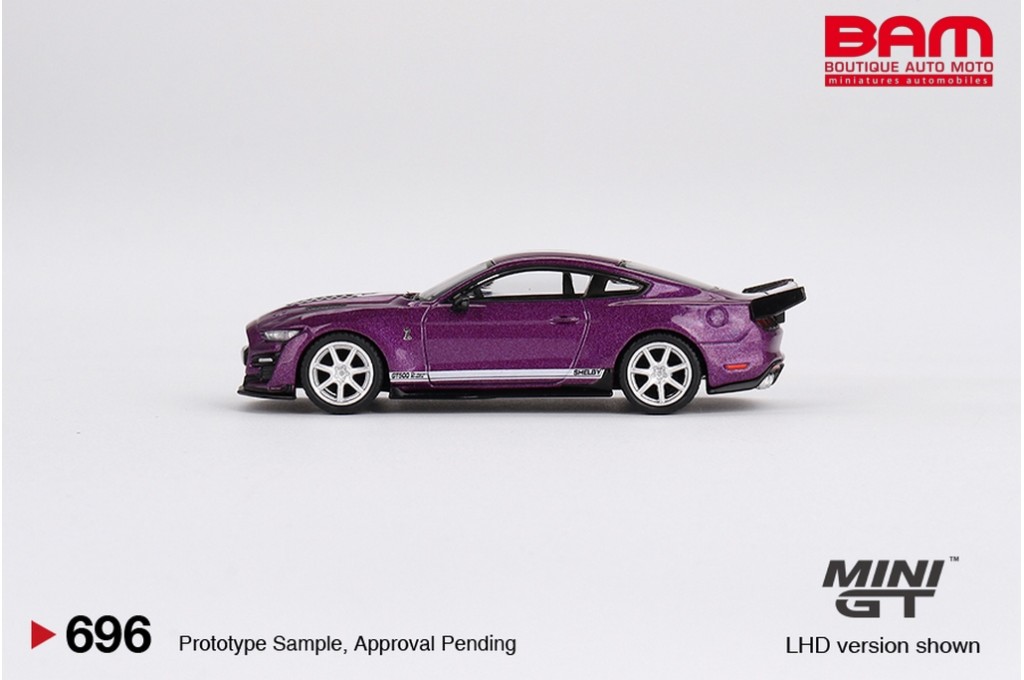 MINI GT MGT00696-L SHELBY GT500 Dragon Snake Concept 2023 Purple (1/64 ...