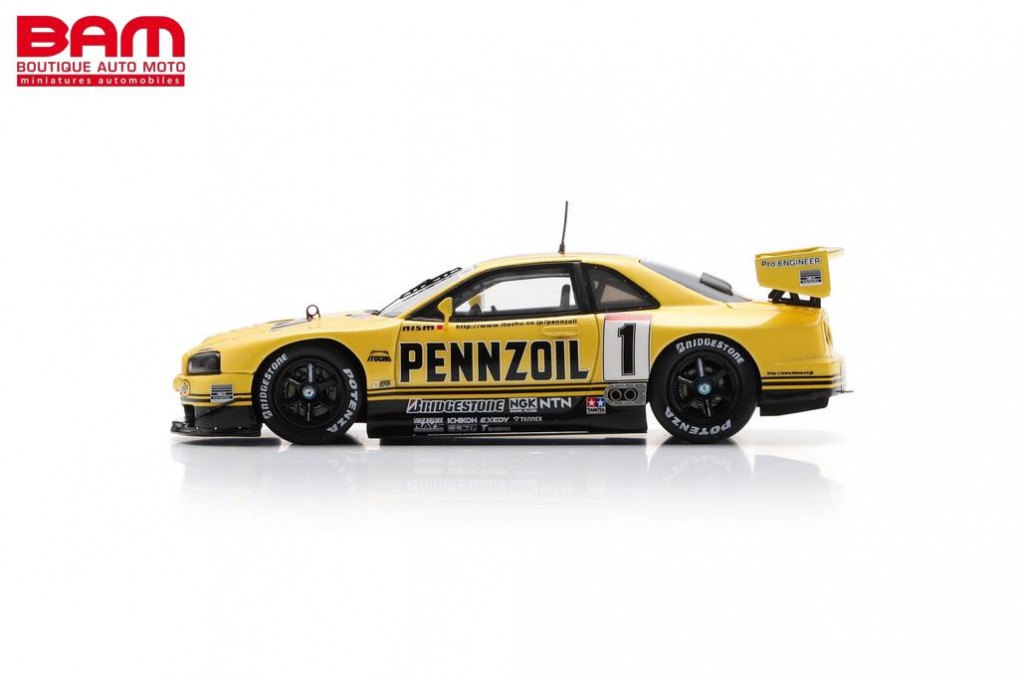 SPARK SJ163 NISSAN Skyline GT-R (R34) n°1 PENNZOIL NISMO Vainqueur Rd.4 ...