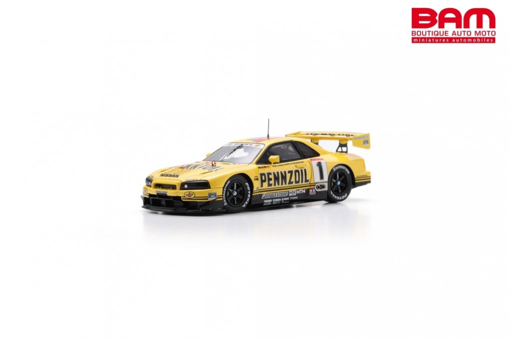 SPARK SJ163 NISSAN Skyline GT-R (R34) n°1 PENNZOIL NISMO Vainqueur Rd.4 ...