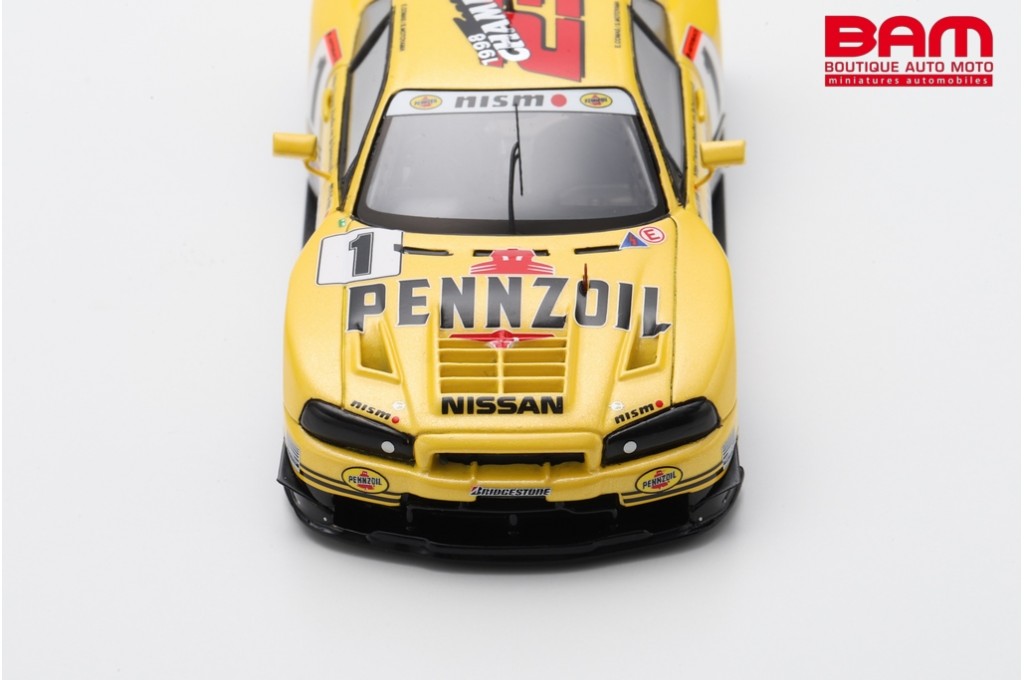 SPARK SJ163 NISSAN Skyline GT-R (R34) n°1 PENNZOIL NISMO Vainqueur Rd.4 ...