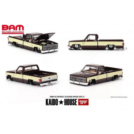 MINI GT KHMG145 CHEVROLET Silverado Vintage SPEC V1 1980 1/64 ...