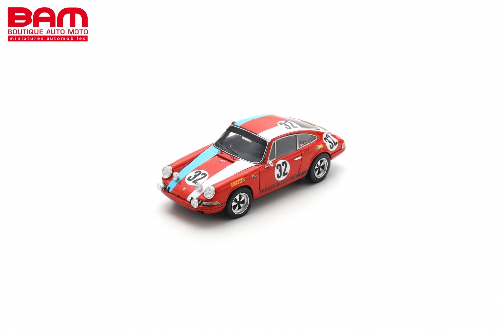 SPARK 43SPA1968 PORSCHE 911 N°32 Vainqueur 24H Spa 1968 W. Kauhsen - H ...