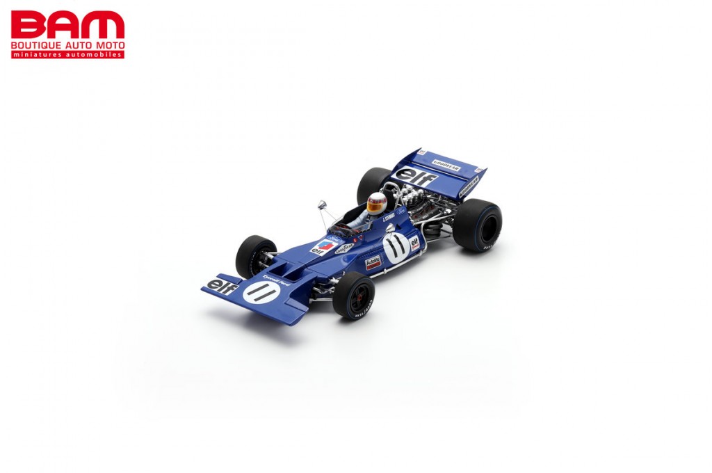 SPARK 18S357 TYRRELL 003 N°11 Vainqueur GP Monaco 1971 Jackie Stewart 1 ...