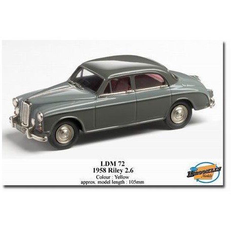 LANSDOWNE MODELS LDM72 RILEY 2.6 SPORTS SALOON 1958 1.43 - Boutique ...