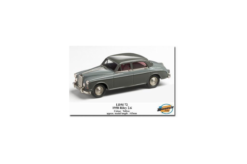 LANSDOWNE MODELS LDM72 RILEY 2.6 SPORTS SALOON 1958 1.43 - Boutique ...