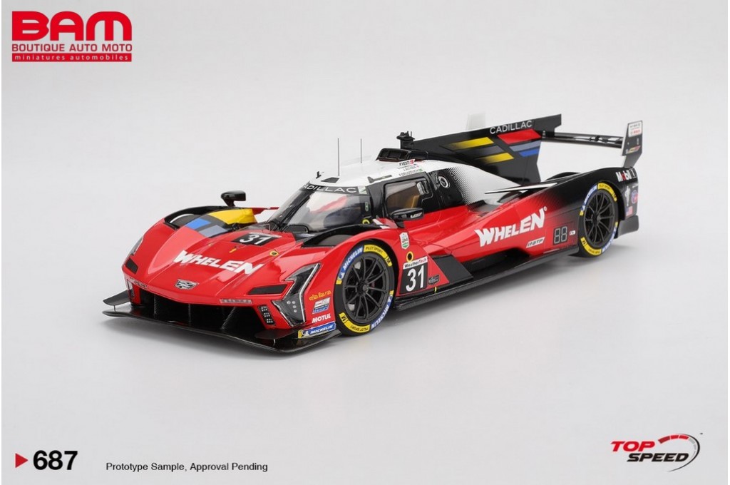 TOP SPEED TS0687 CADILLAC V-Series.R N°31 CADILLAC WHELEN IMSA 24H Daytona 2025 1/18 - Boutique ...