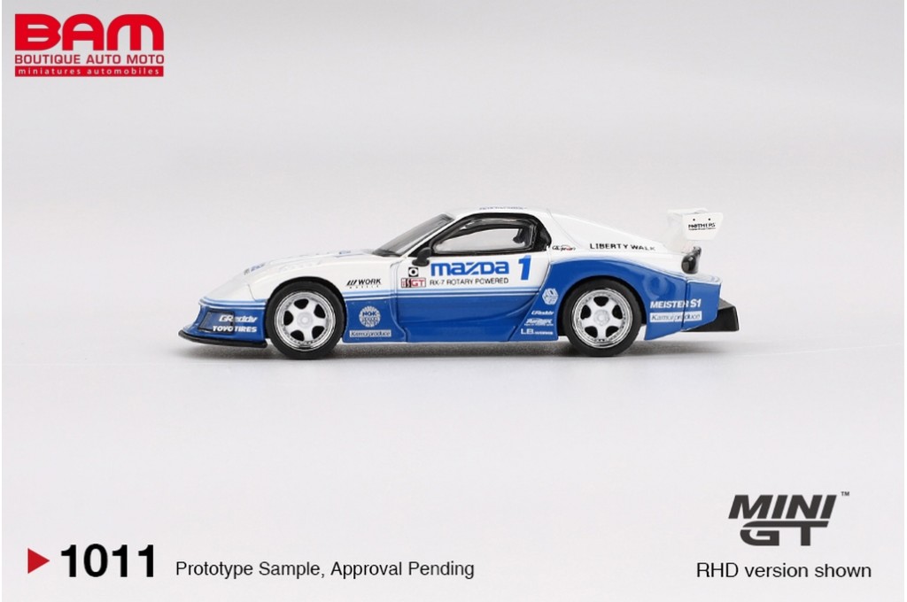 MINI GT MGT01011-R MAZDA RX7 (FD3S) LB-Super Silhouette IMSA 2024 (1/64 ...