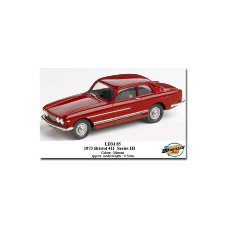 LANSDOWNE MODELS LDM85 BRISTOL 411 SERIE 3 1973 MARRON 1.43 - Boutique ...