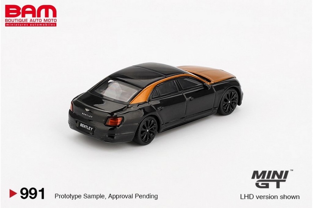 MINI GT MGT00991-L BENTLEY Flying Spur Orange Flame - Onyx 2024 (1/64 ...